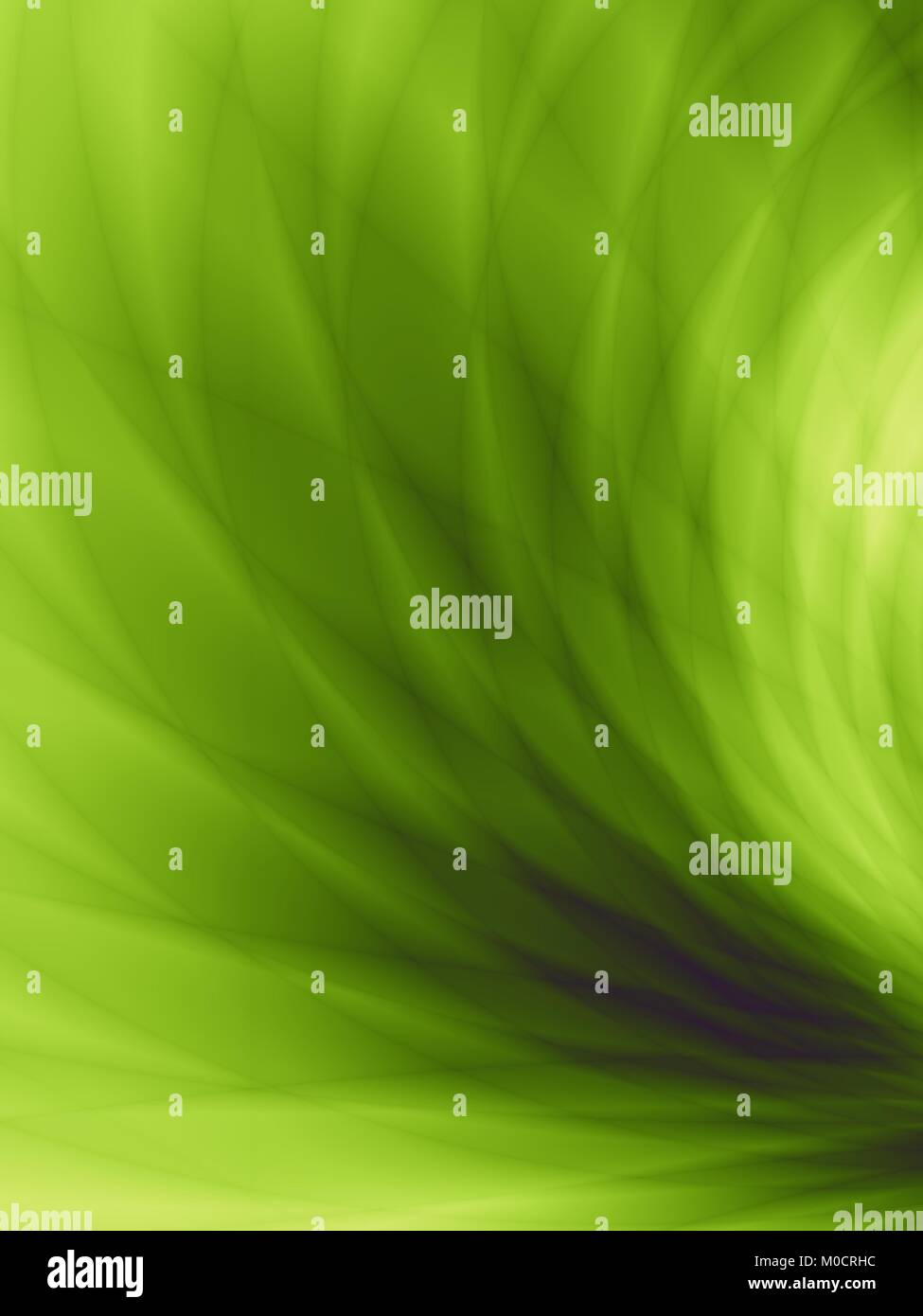 Bio wave green background website design Stock Photo - Alamy