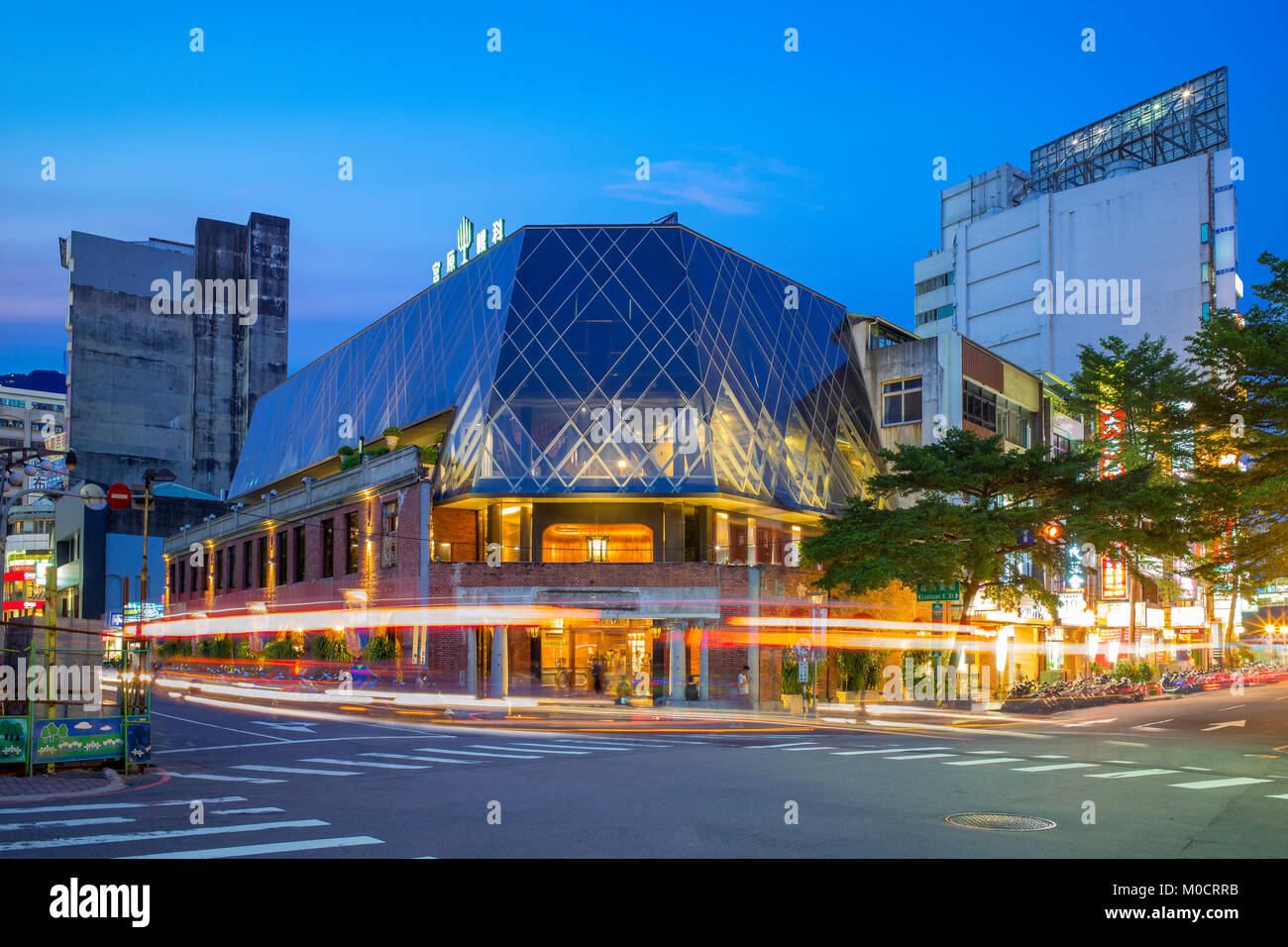 night view of Miyahara eye hospital Stock Photo - Alamy