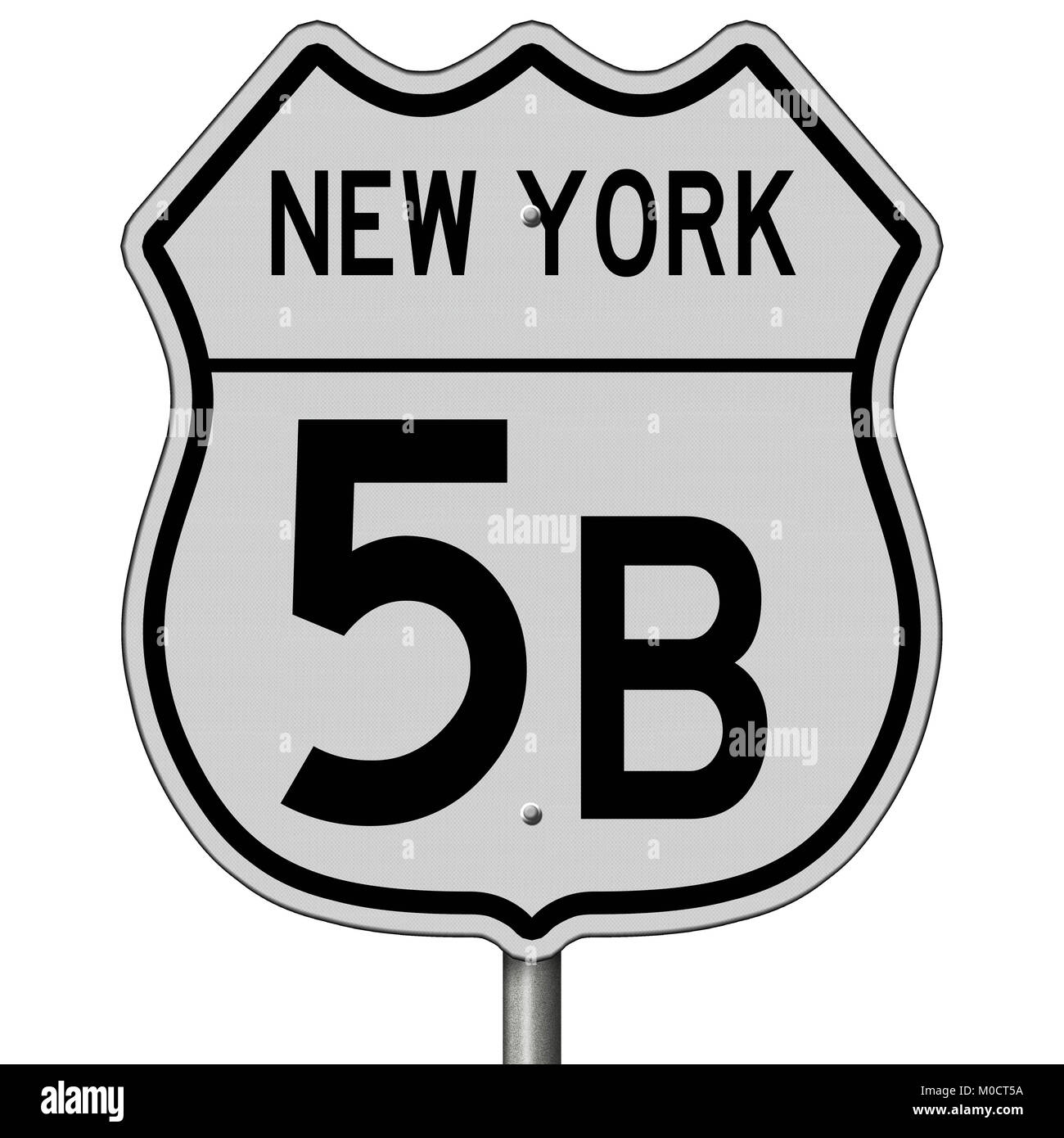 Sign for New York highway Stock Photo - Alamy