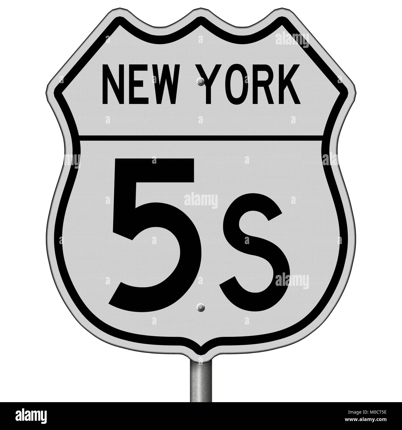 Sign for New York highway Stock Photo - Alamy