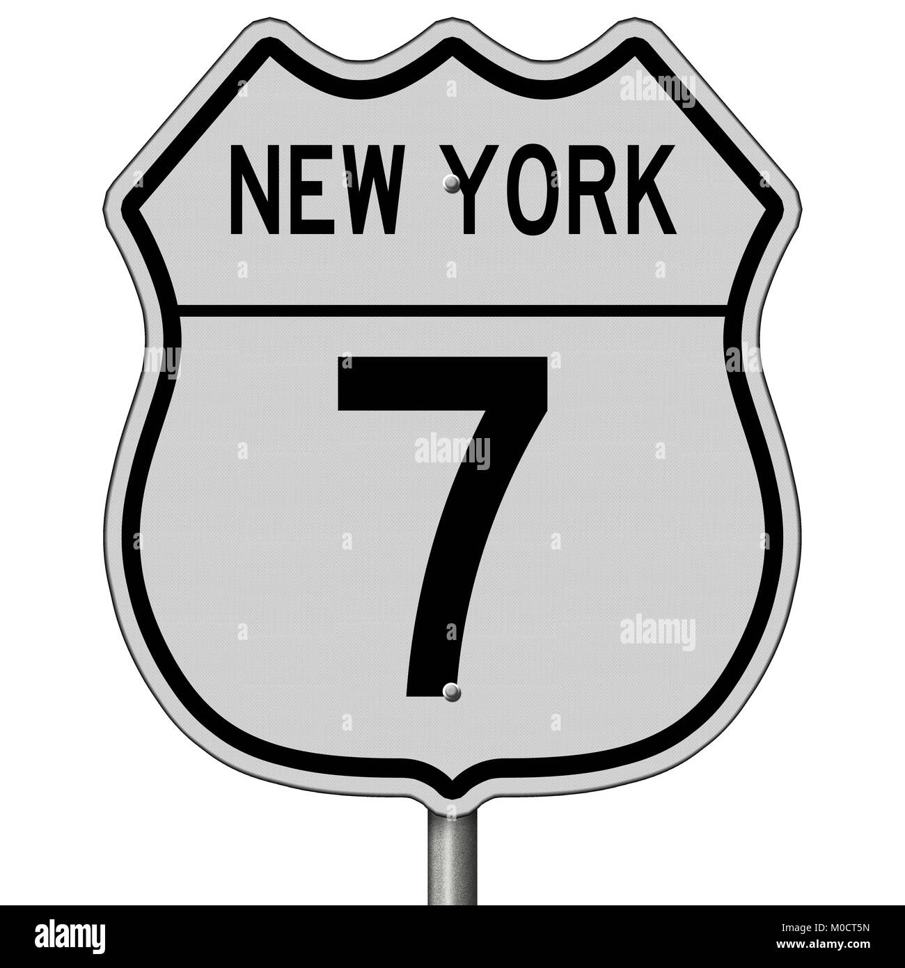 Sign for New York highway Stock Photo - Alamy