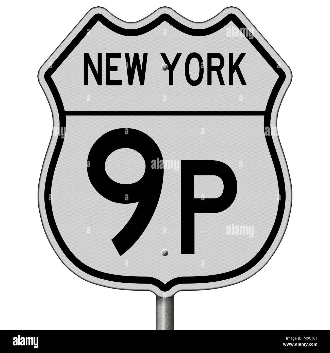 Sign for New York highway Stock Photo - Alamy