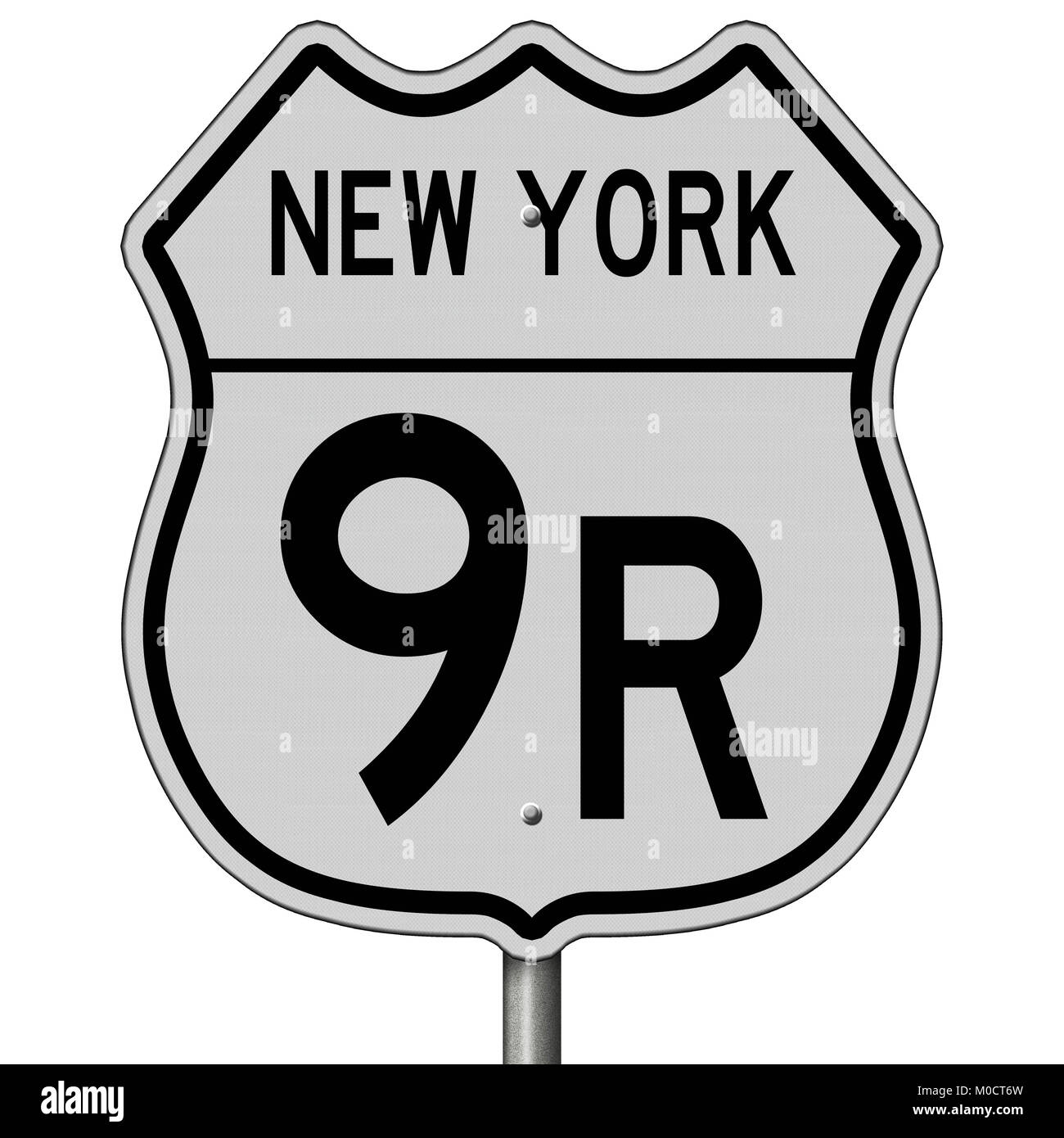 Sign for New York highway Stock Photo - Alamy