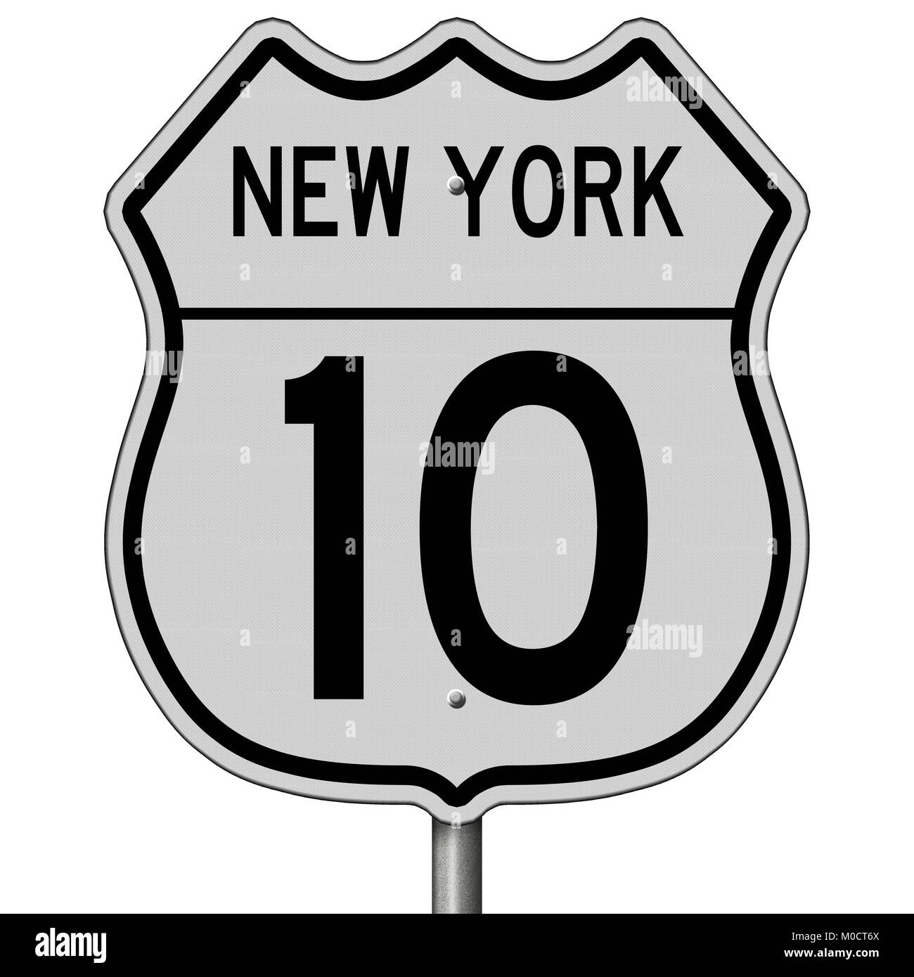 Sign for New York highway Stock Photo - Alamy