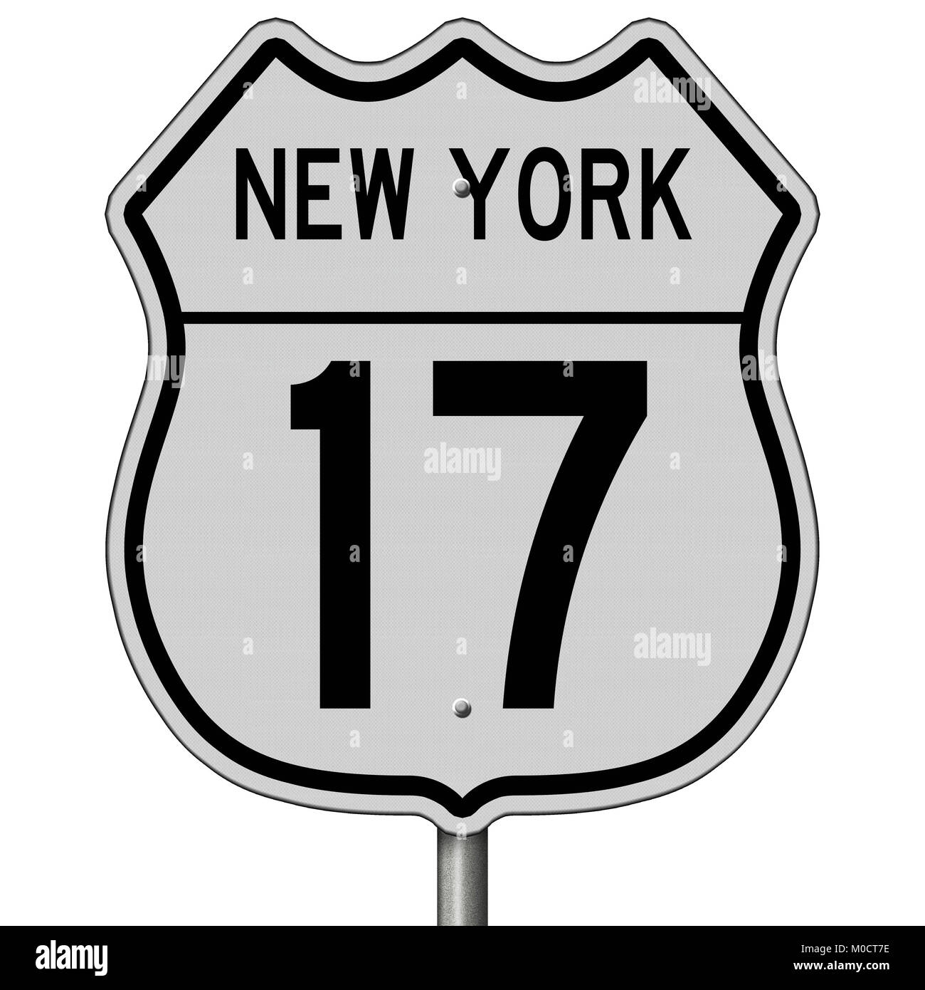 Sign for New York highway Stock Photo - Alamy