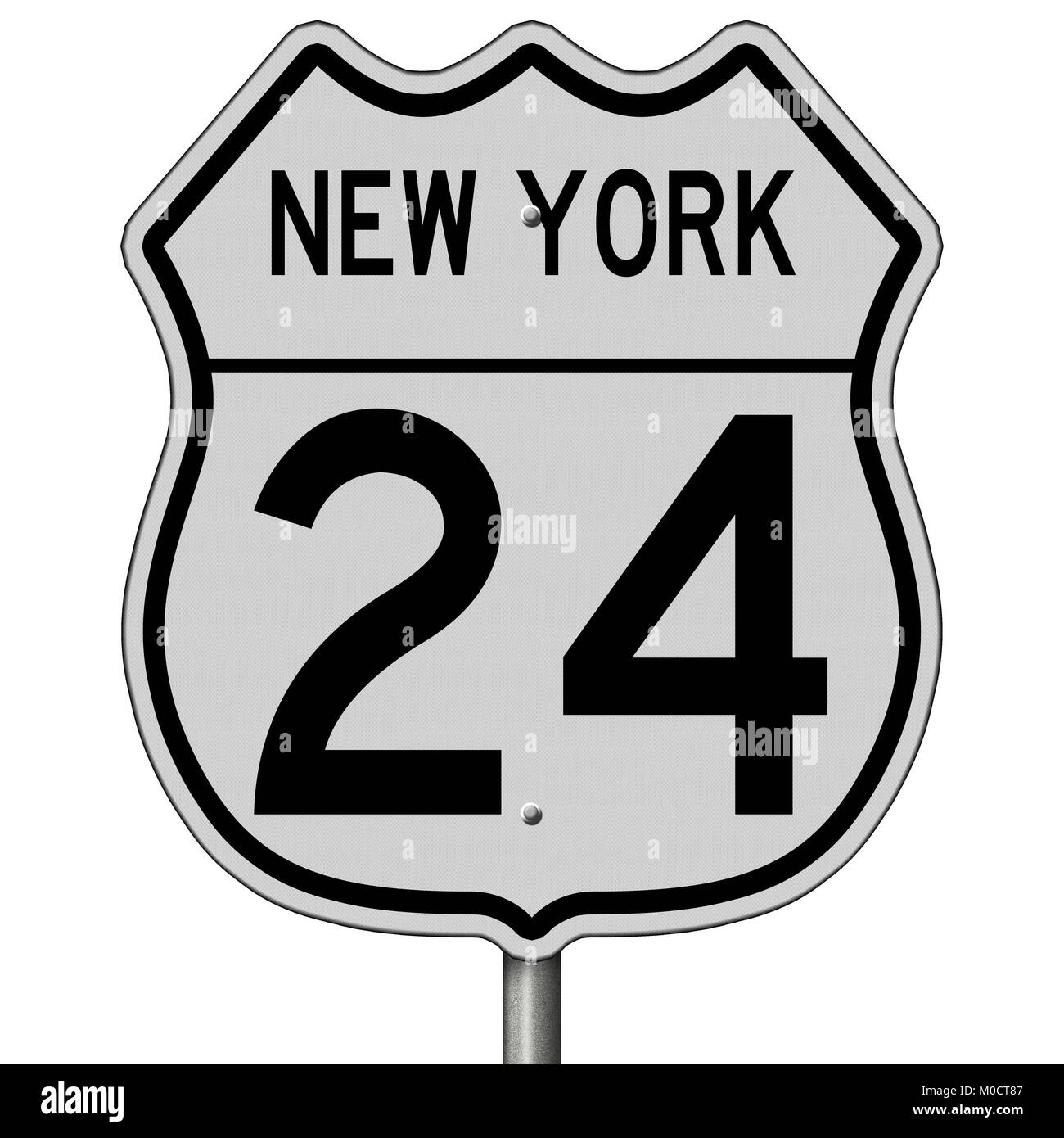 Sign for New York highway Stock Photo - Alamy