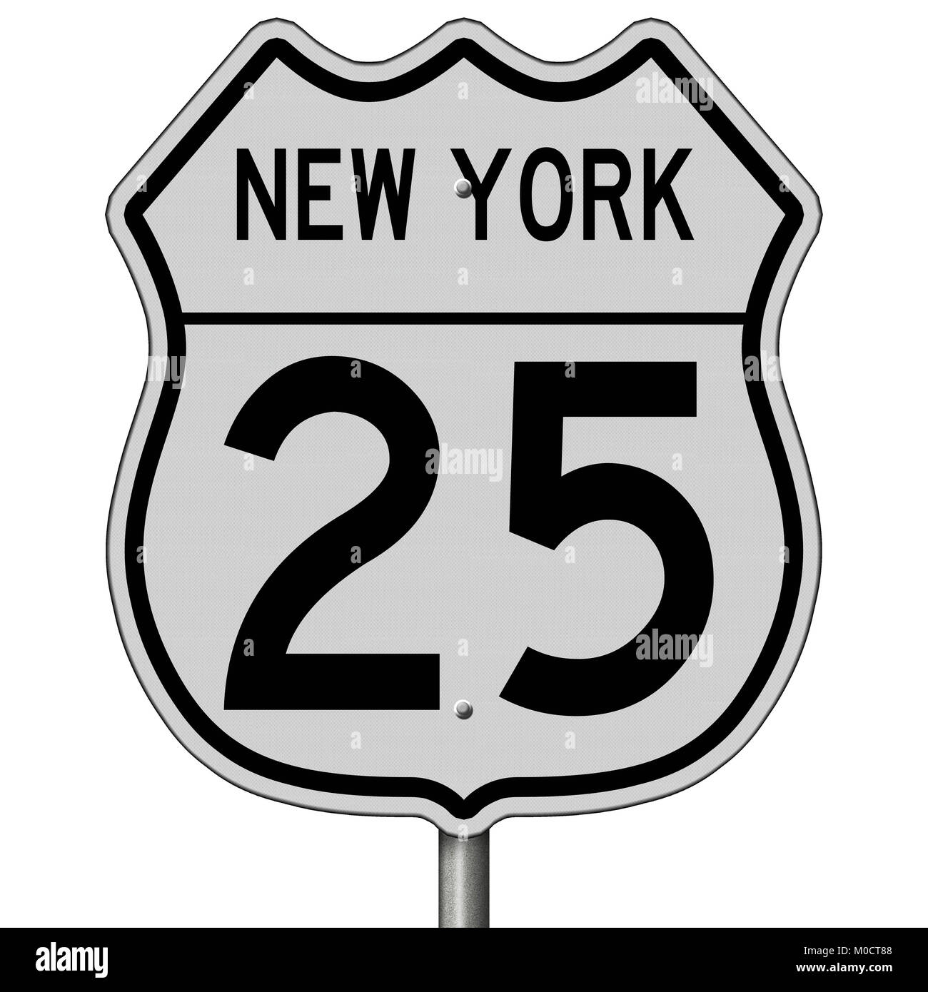 Sign for New York highway Stock Photo - Alamy