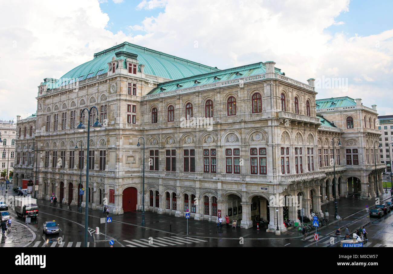 The Vienna State Opera (Wiener Staatsoper) is an Austrian opera house ...