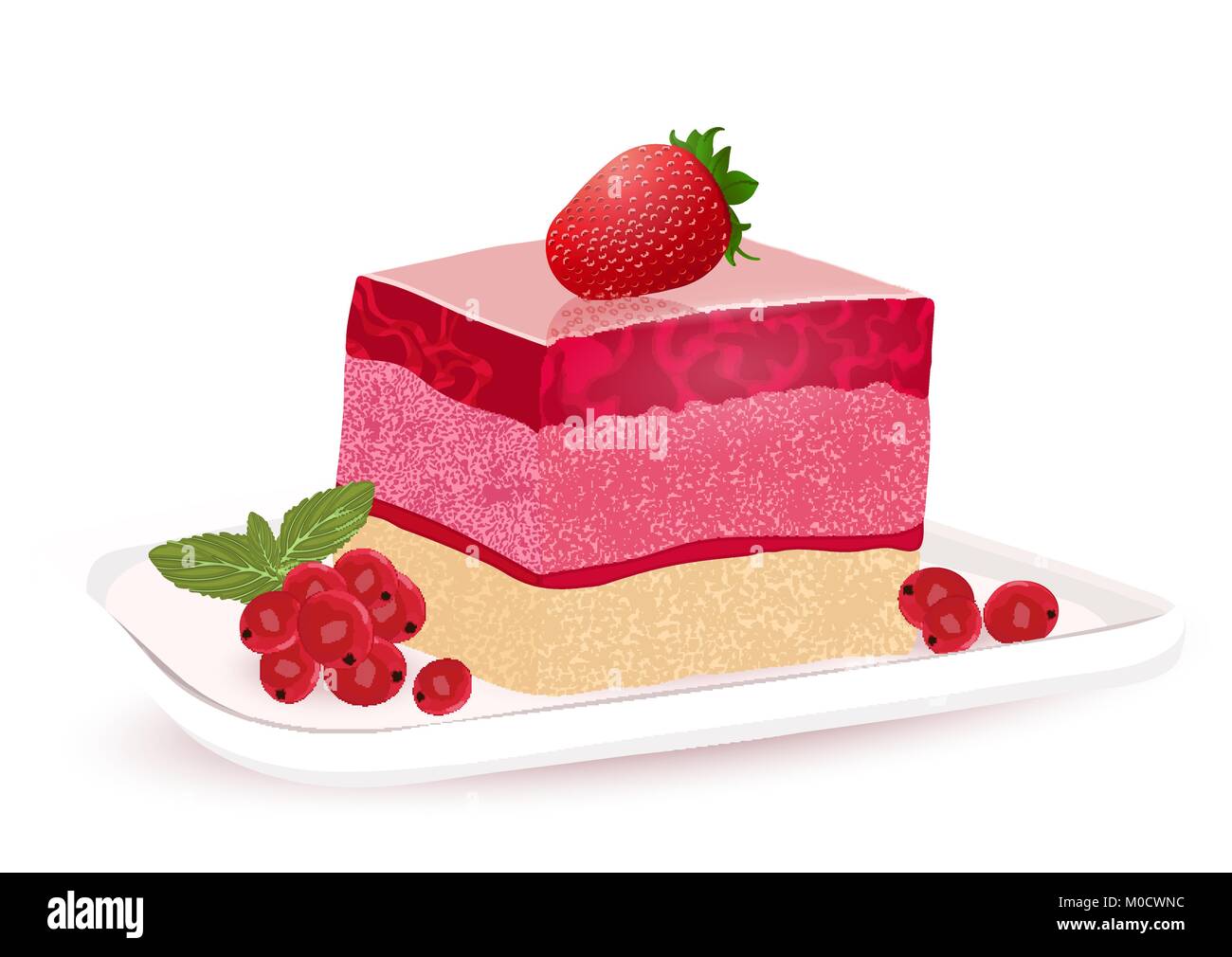 Eating jelly Stock Vector Images - Alamy