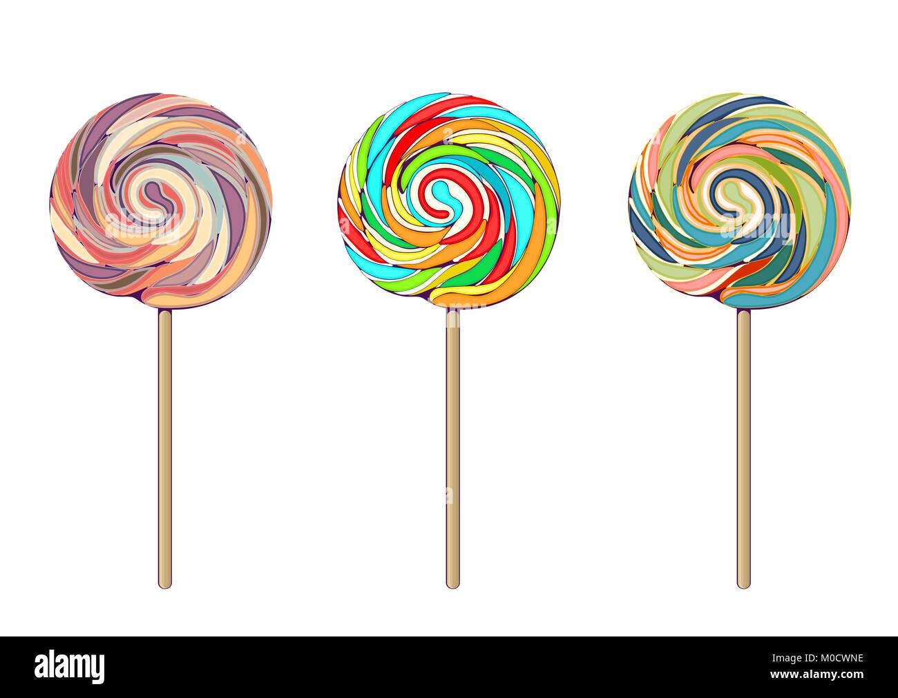 Cartoon Candy Lollipop