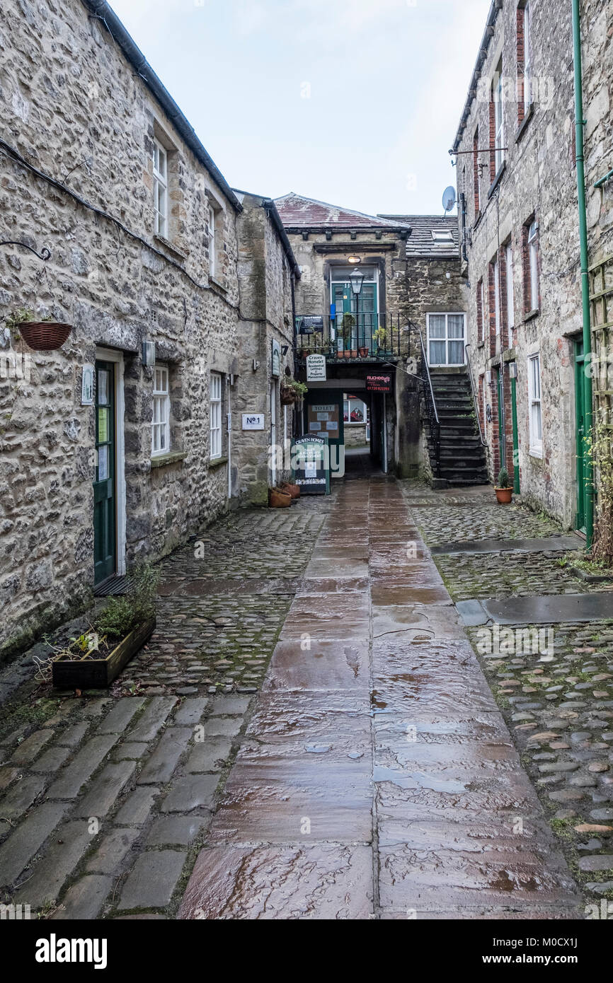 Settle, in the Craven district of North Yorkshire, UK Stock Photo - Alamy