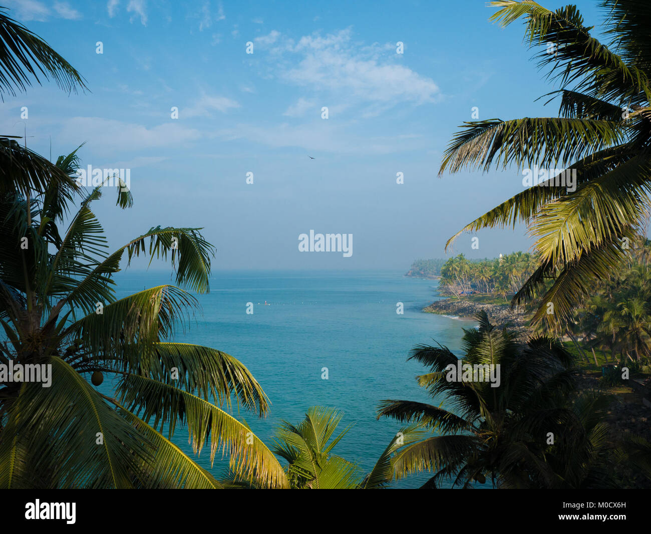 Varkala cliff hi-res stock photography and images - Alamy