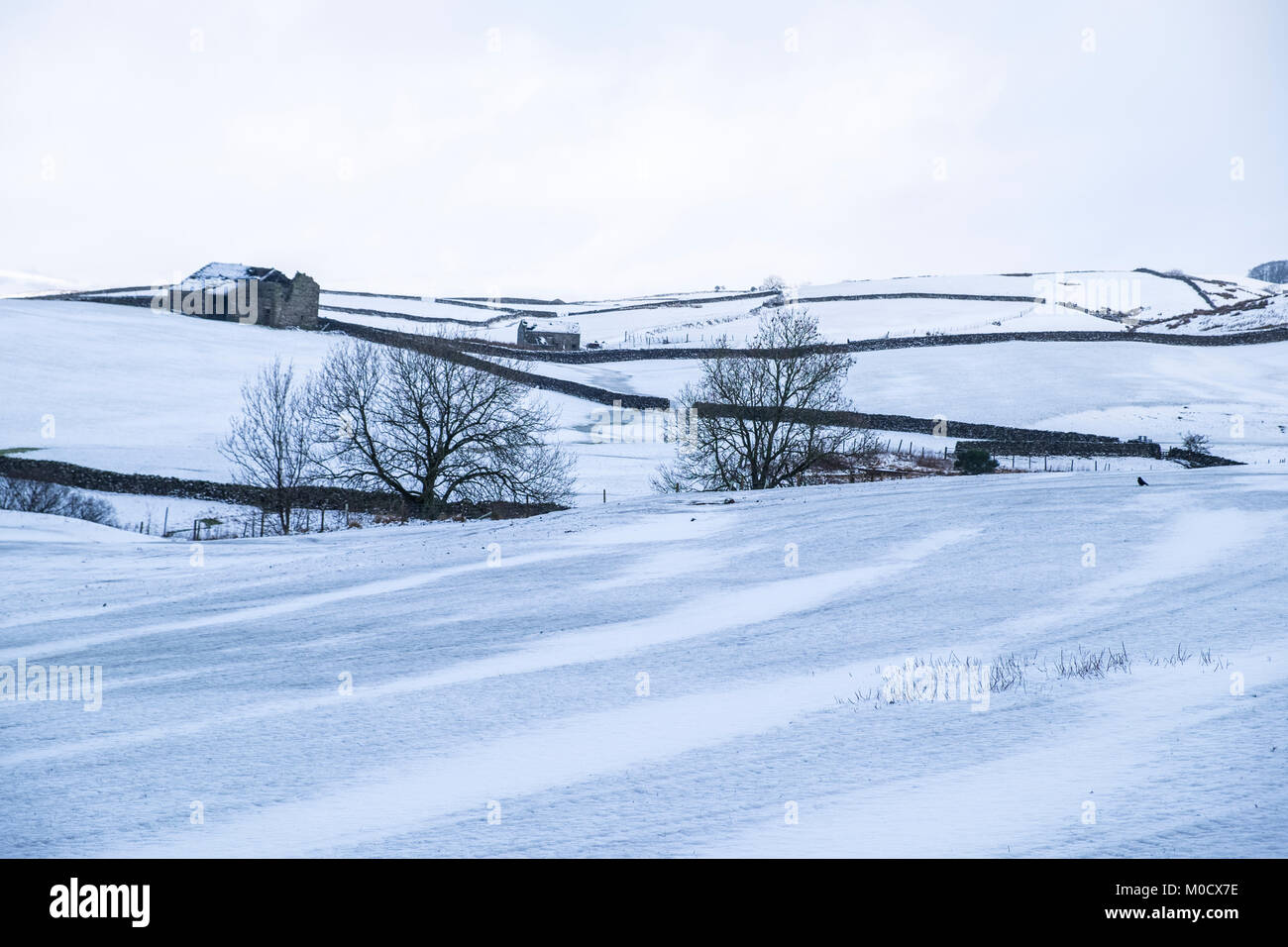 Winter in Horton In Ribblesdale, Yorkshire Dales, England, UK Stock ...