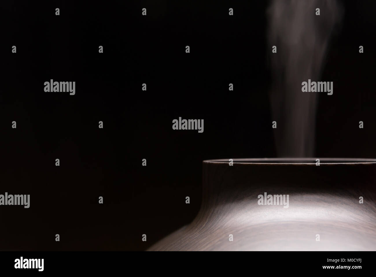 Spa Electric Aroma Diffuser with Wood Finish Stock Photo - Alamy