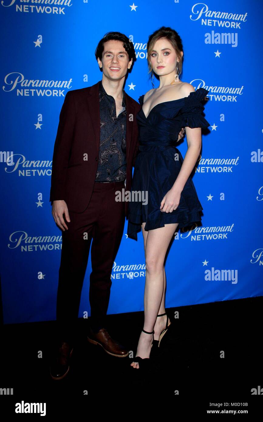 Los Angeles, CA, USA. 18th Jan, 2018. James Scully, Grace Victoria Cox ...