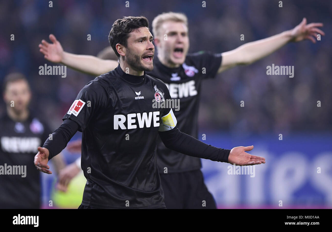 Hamburg, Deutschland. 20th Jan, 2018. Jonas Hector (FC Cologne ...