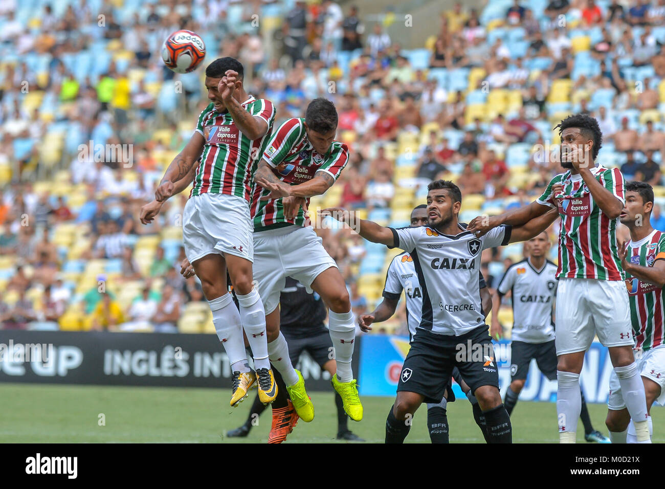 RIO DE JANEIRO, RJ - 20.01.2018: FLUMINENSE X BOTAFOGO - Douglas during ...