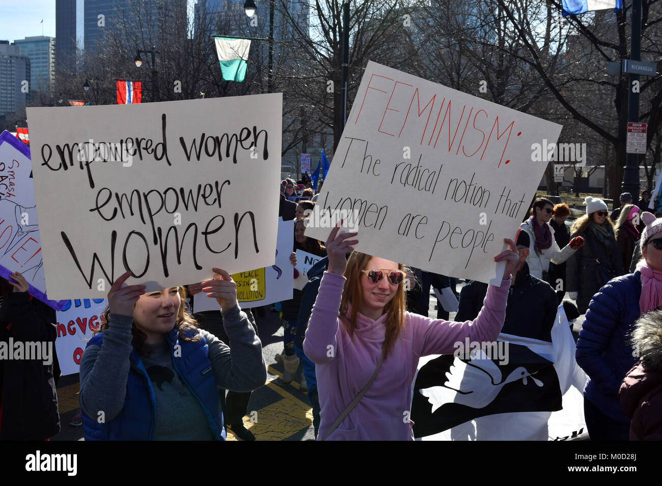Philadelphia, Pennsylvania, USA. 20th Jan, 2018. Thousands of Women and ...