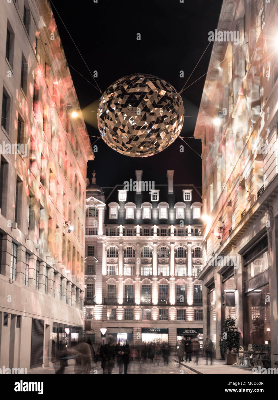 London, England, UK. 20th Jan, 2018. Light installation designed to ...