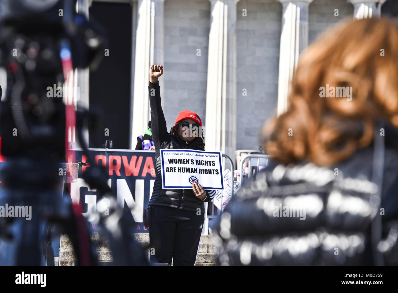 Washington Dc, USA. 20th Jan, 2018. Rachel Bryan of the International ...