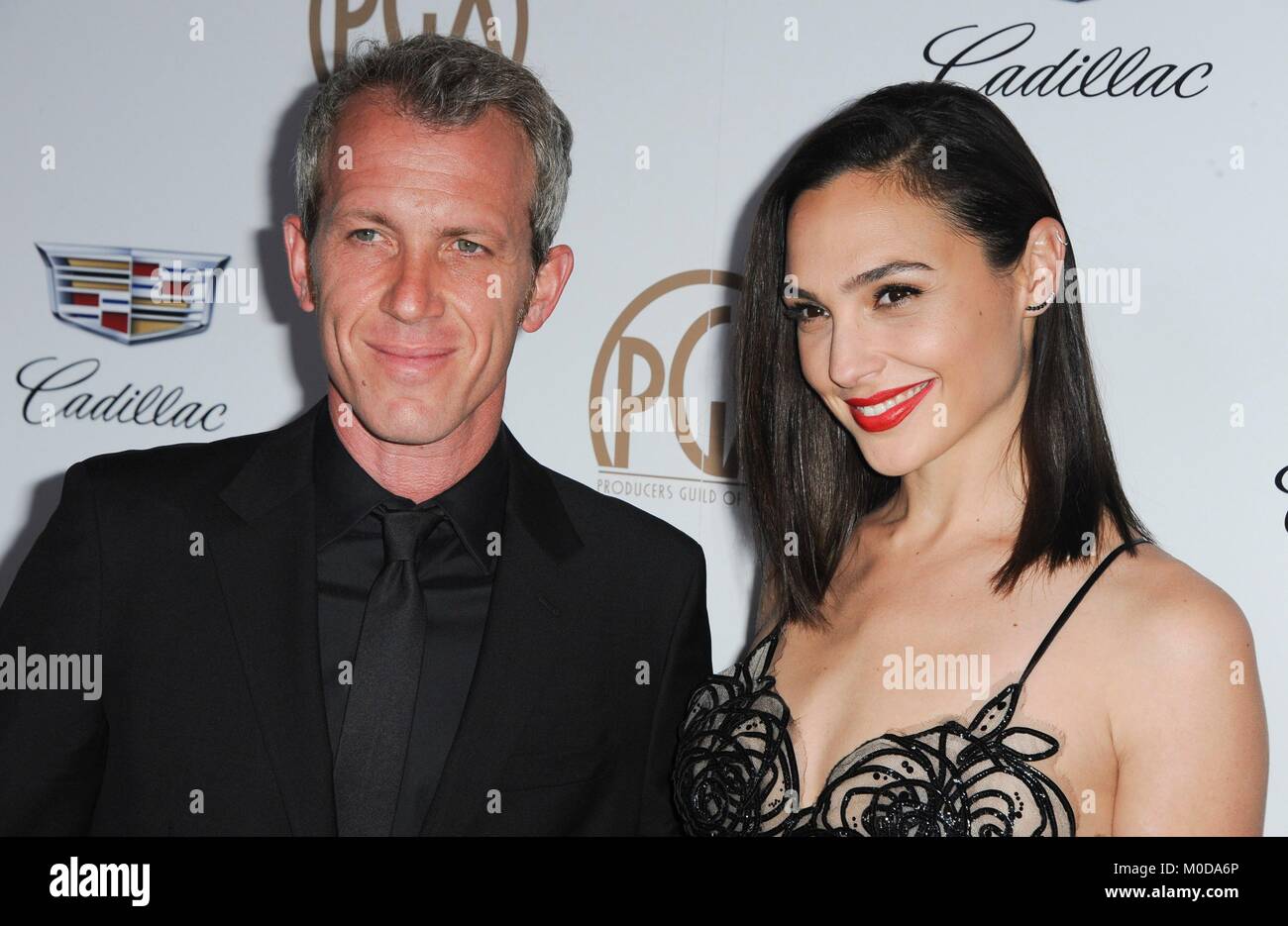 Beverly Hills, CA. 20th Jan, 2018. Yaron Versano, Gal Gadot at a public ...