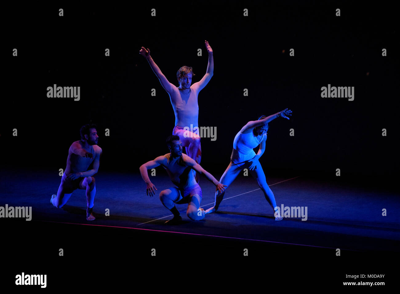 Valletta. 20th Jan, 2018. Maltese dancers perform contemporary dance in ...