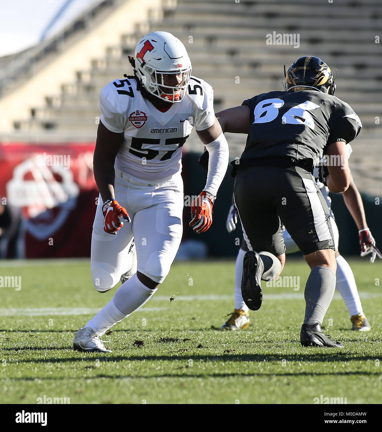 Pasadena CA. 20th Jan, 2018. NCAA Football 2018: American Team ...