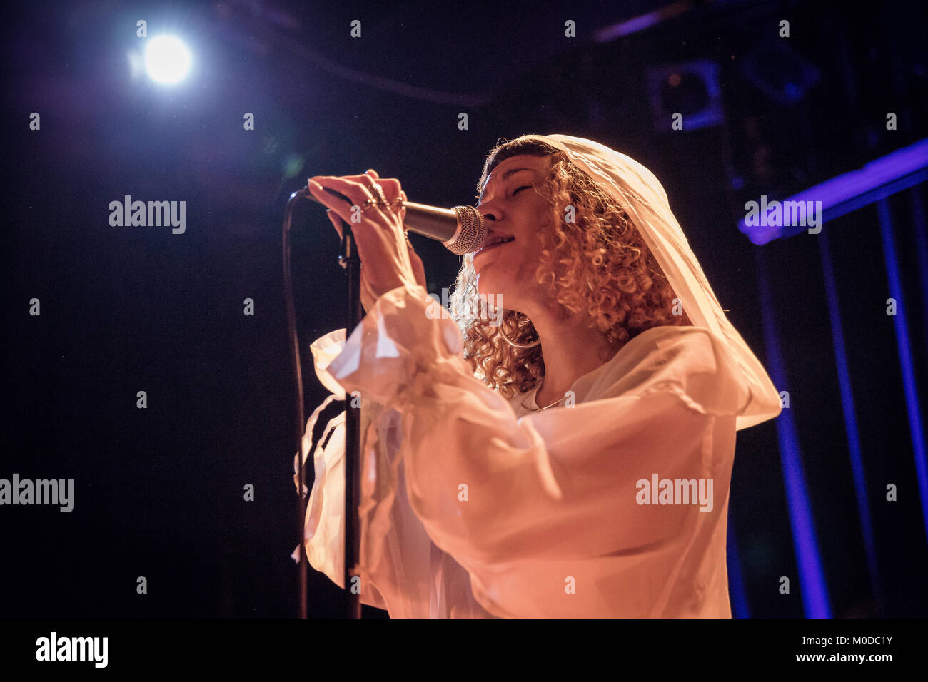 Norway, Oslo - January 20, 2018. The Norwegian singer and songwriter ...
