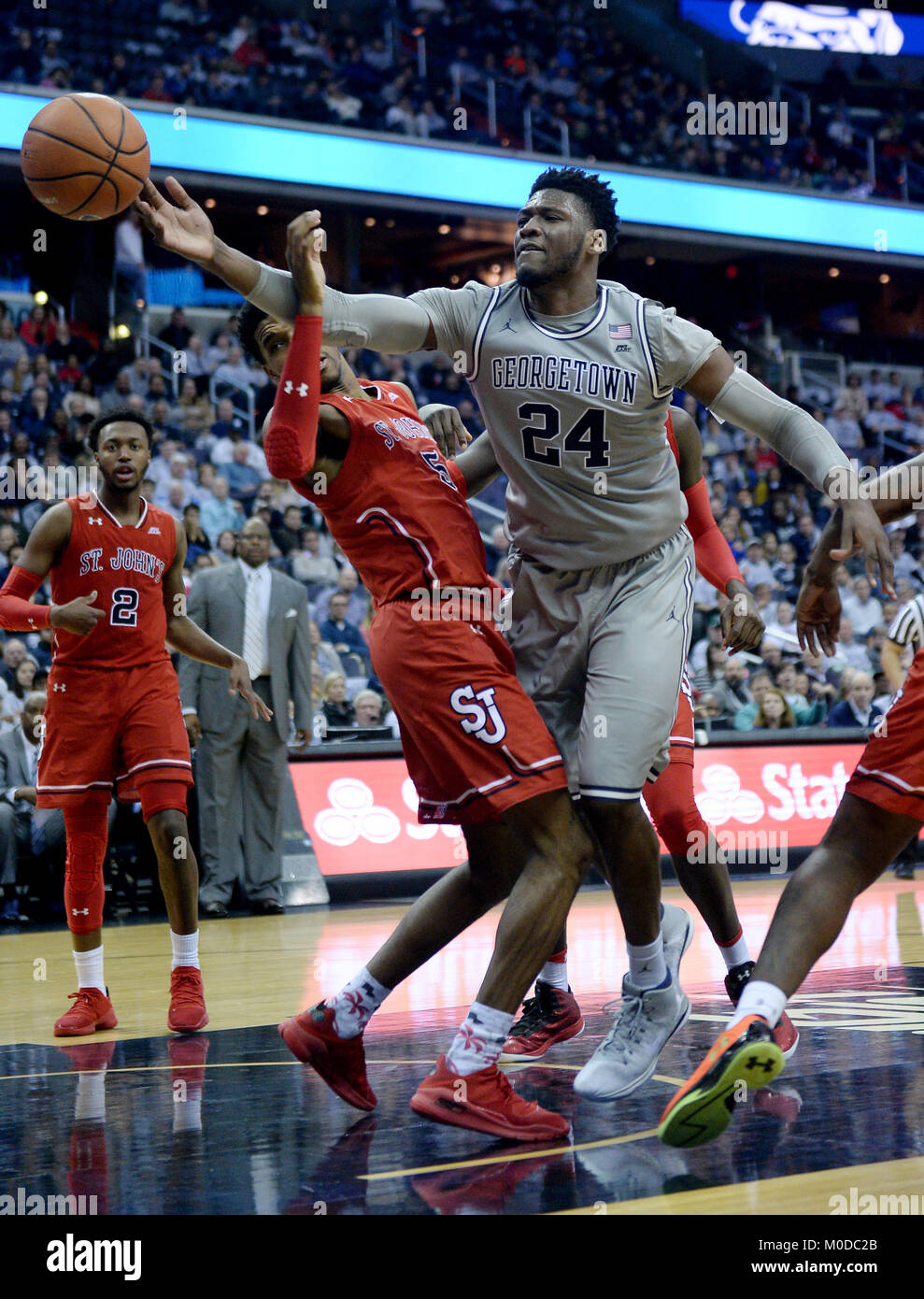 Washington, DC, USA. 20th Jan, 2018. 2018020 - Georgetown forward ...