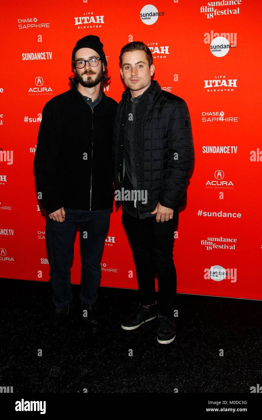 Park City, UT, USA. 20th Jan, 2018. Nicolas Pesce, Jacob Wasserman at ...