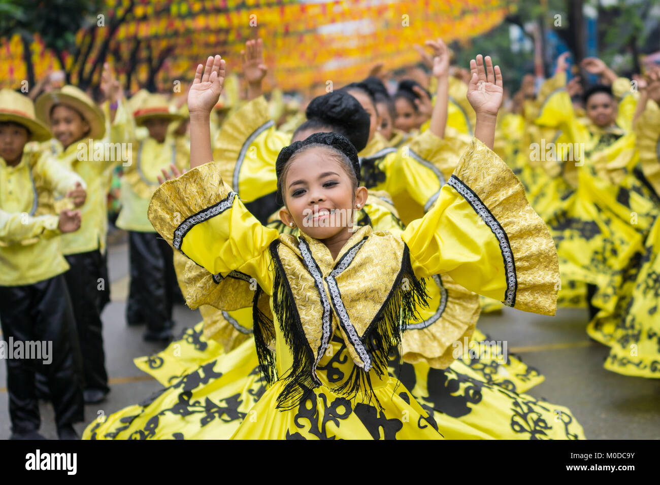 21/01/2018 Cebu City,Philippines.As contingent groups wind their way ...