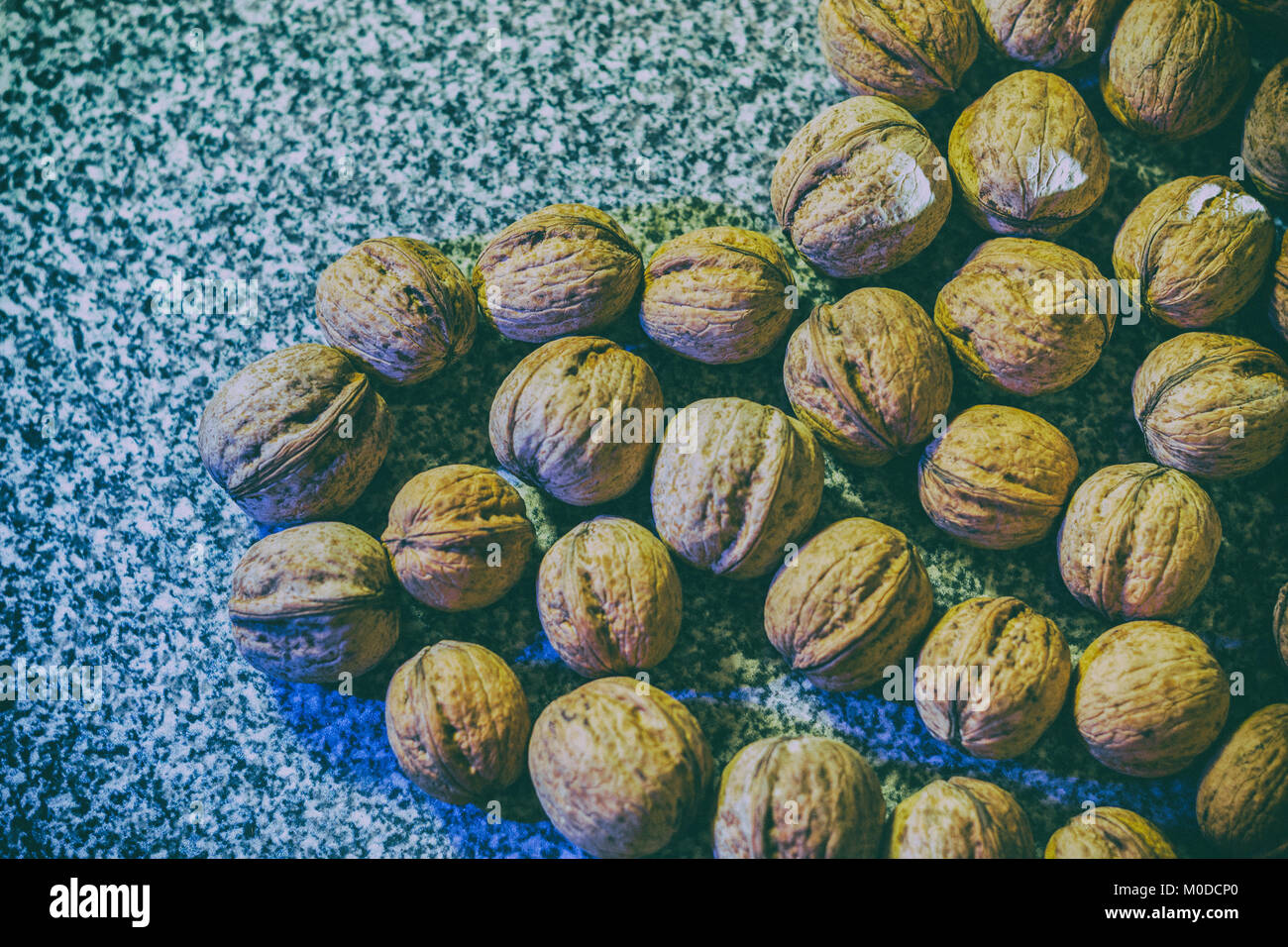 circassian walnut from the heart photo retro style Stock Photo - Alamy