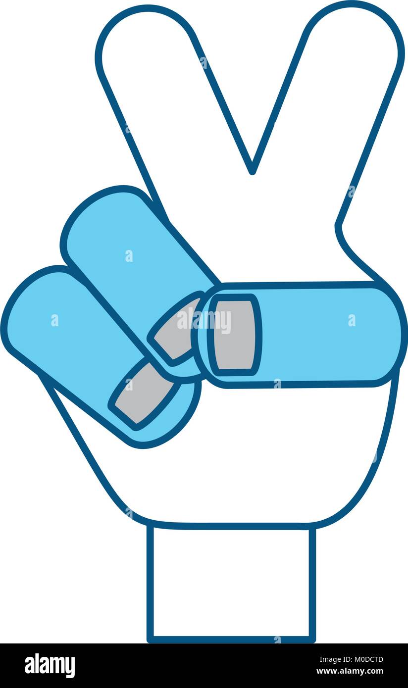 hand vector illustration Stock Vector Image & Art - Alamy
