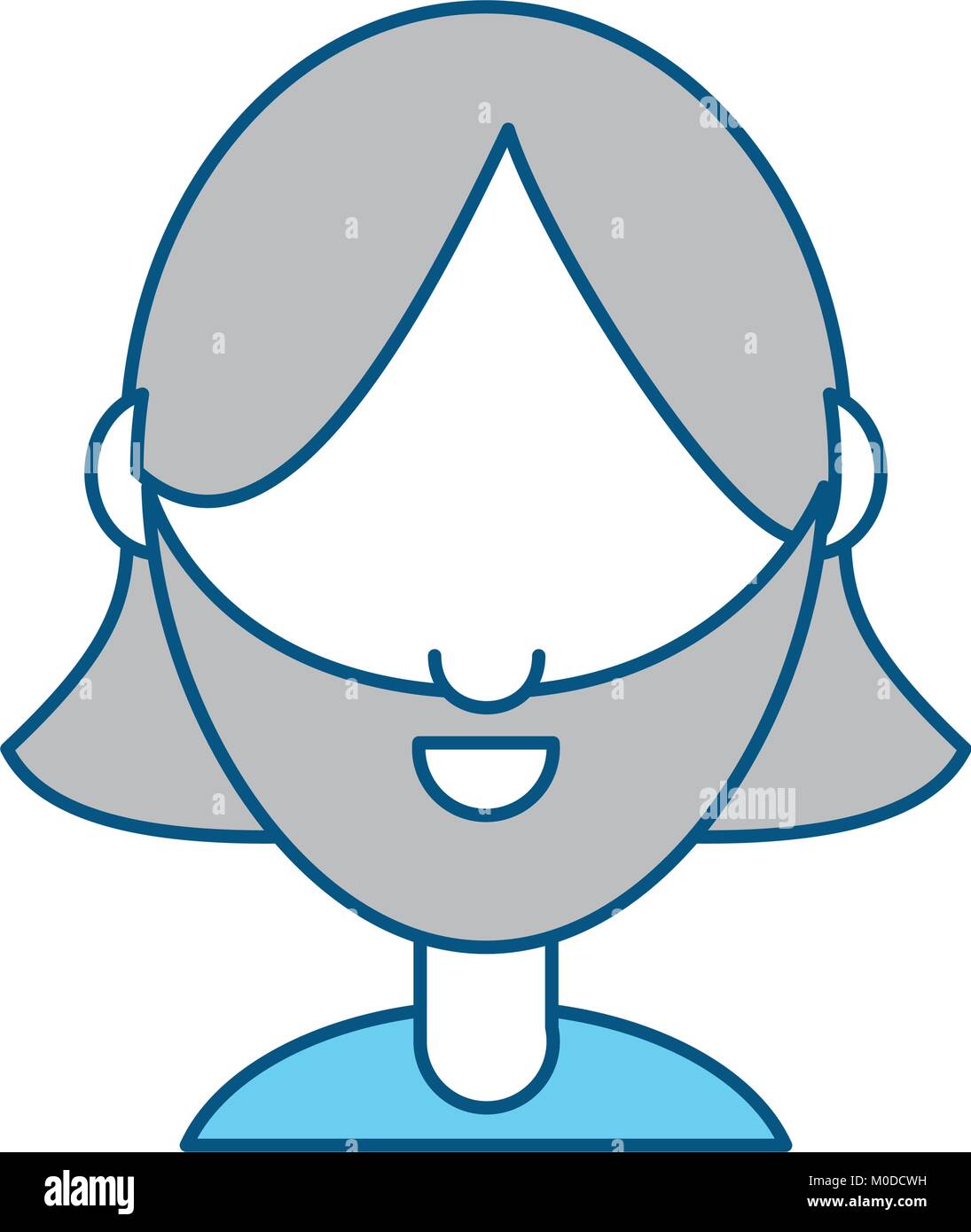 woman face vector illustration Stock Vector Image & Art - Alamy