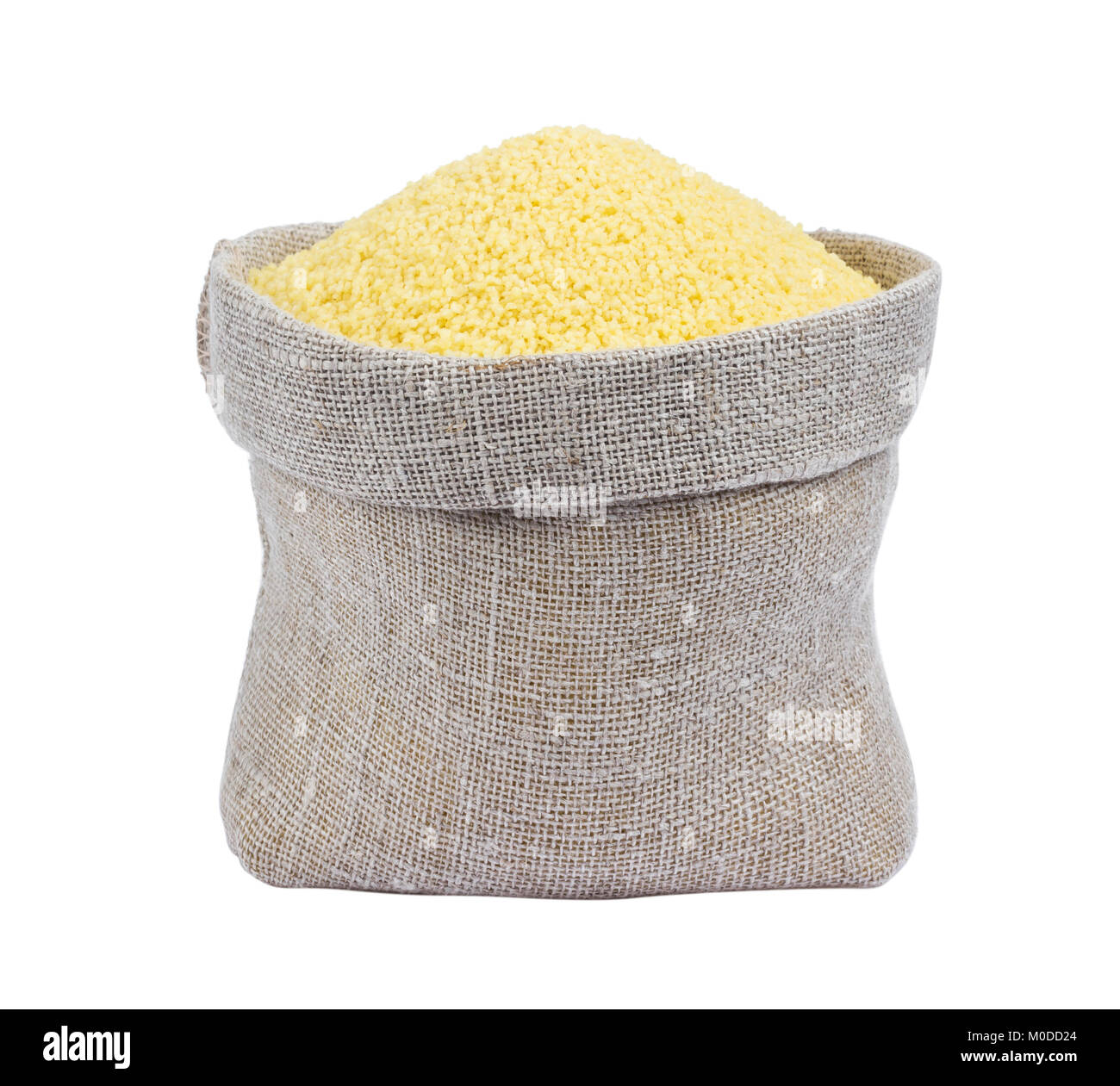 Couscous in bag isolated on white background Stock Photo - Alamy
