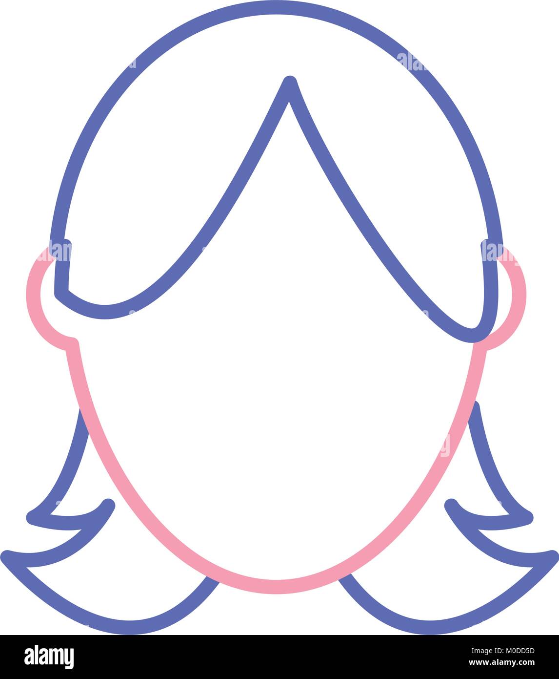 woman face vector illustration Stock Vector Image & Art - Alamy