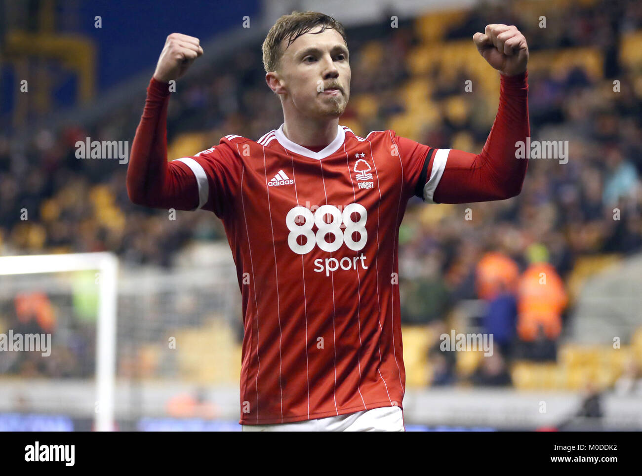 Nottingham forests ben osborn celebrates hi-res stock photography and ...