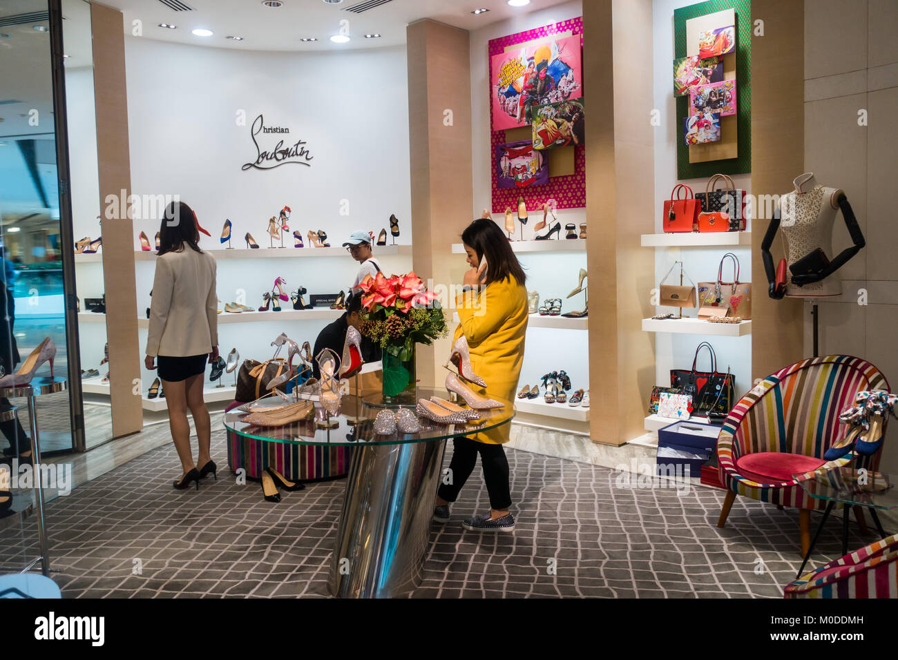 Windows shops in Hong Kong Stock Photo - Alamy