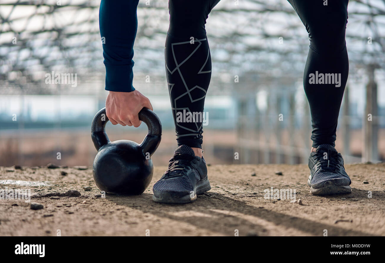athlete involved in sports at a construction site Stock Photo - Alamy