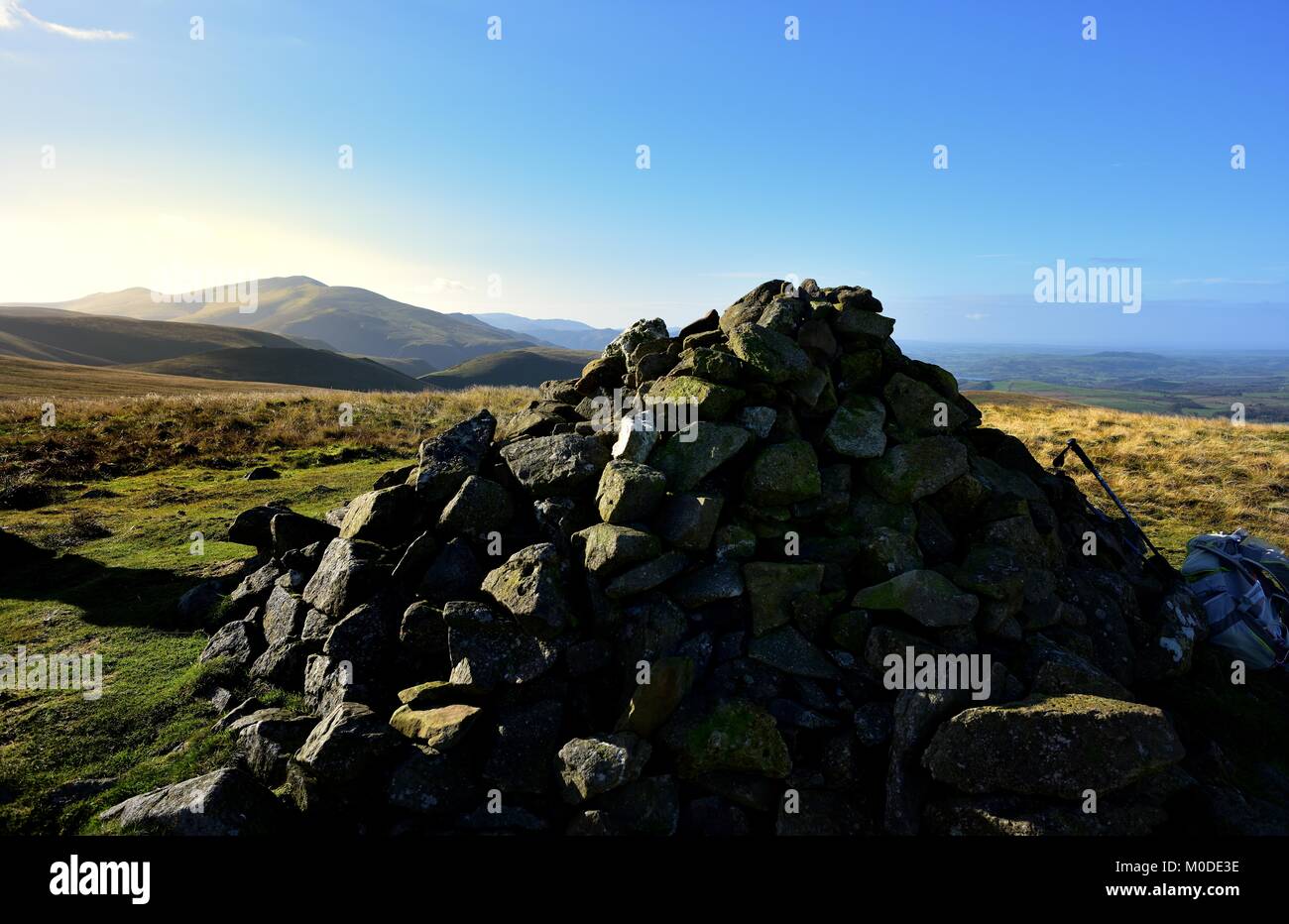 Pale Morning light on Skiddaw Stock Photo - Alamy