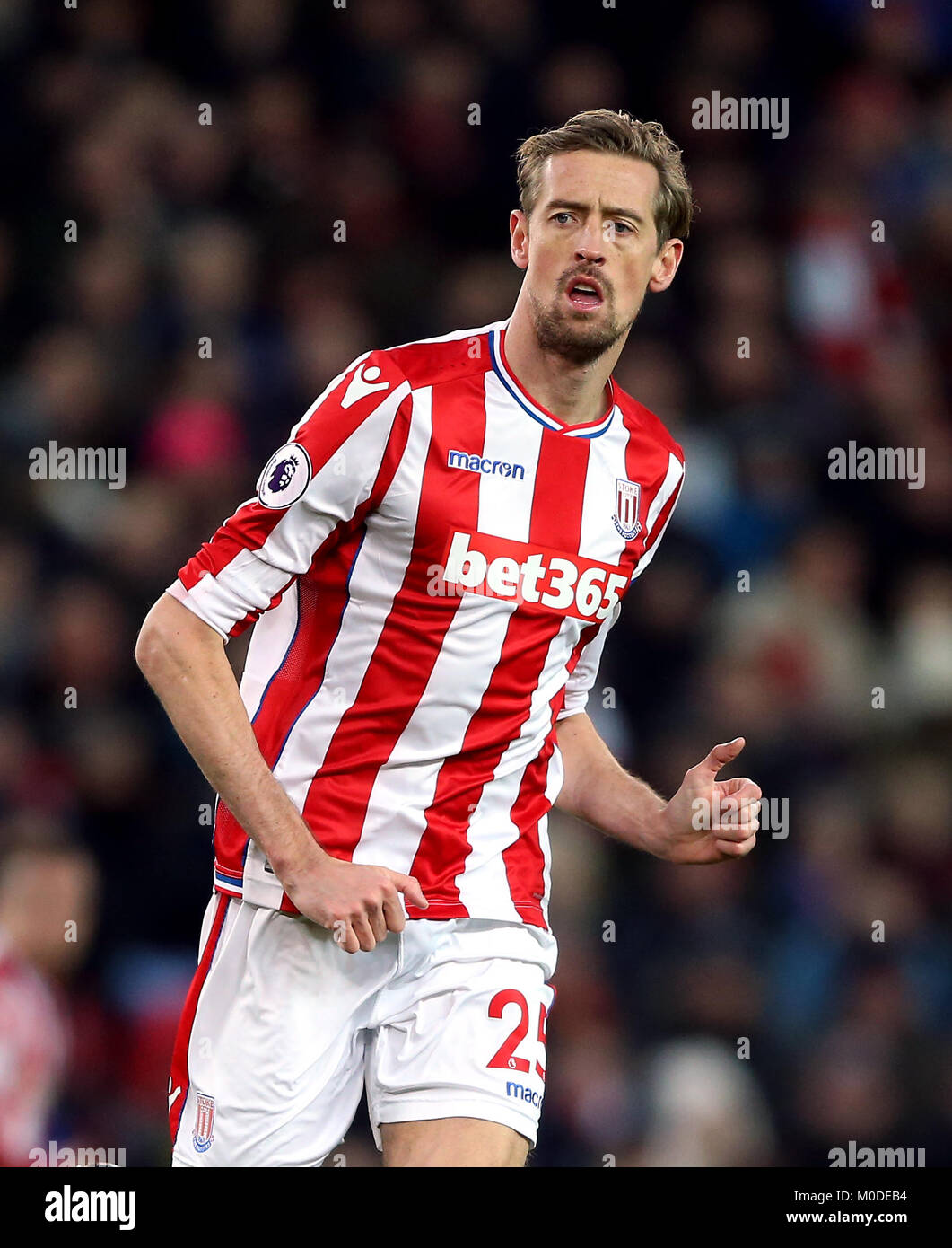 Stoke City's Peter Crouch Stock Photo - Alamy