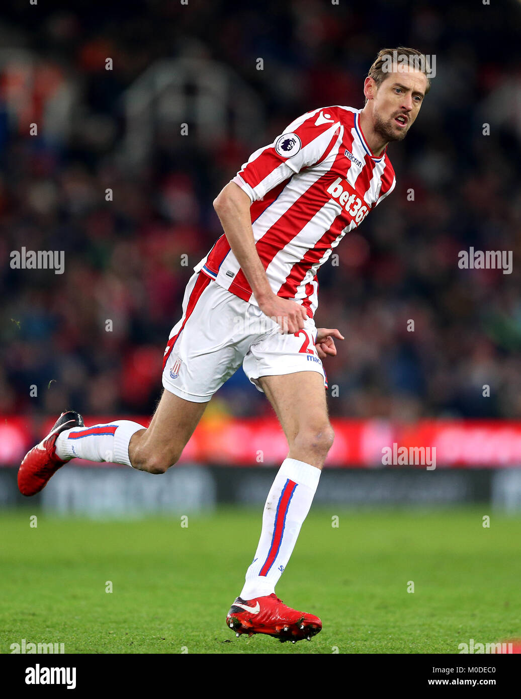 Stoke City's Peter Crouch Stock Photo - Alamy