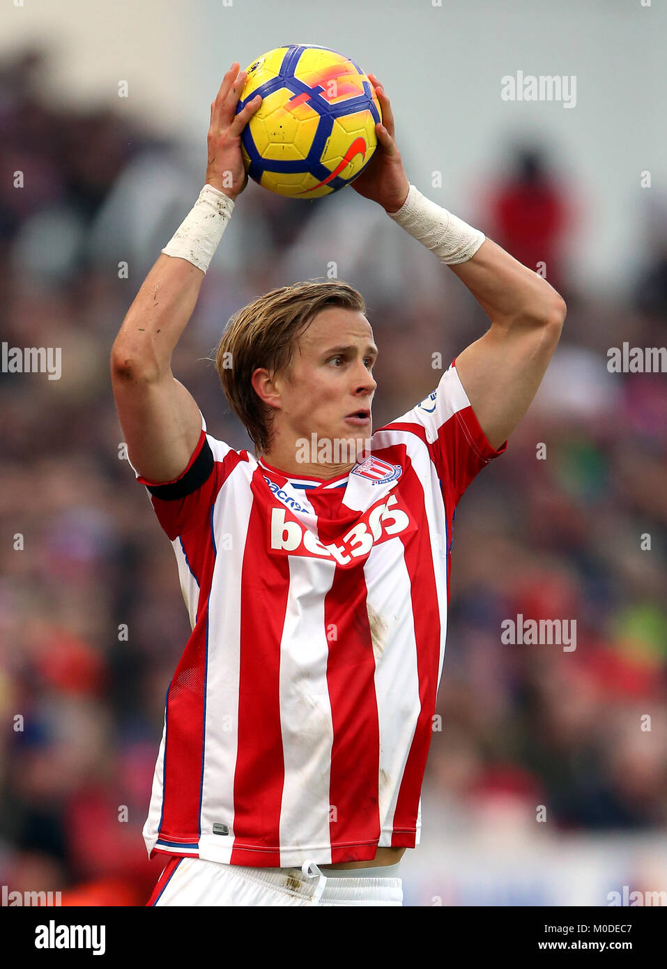 Stoke City's Moritz Bauer Stock Photo - Alamy