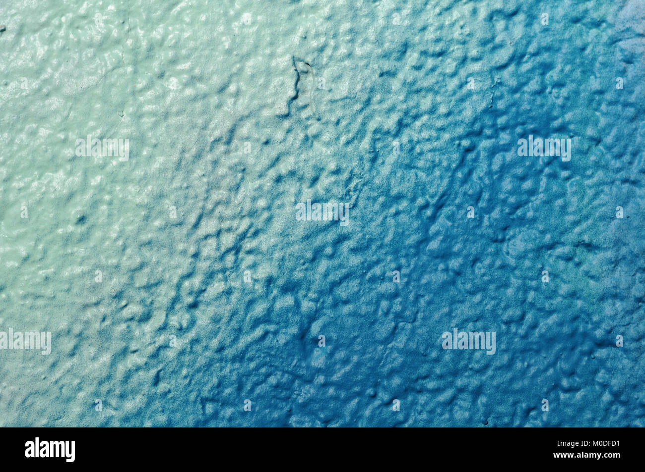 plastered wall in blue shades Stock Photo - Alamy