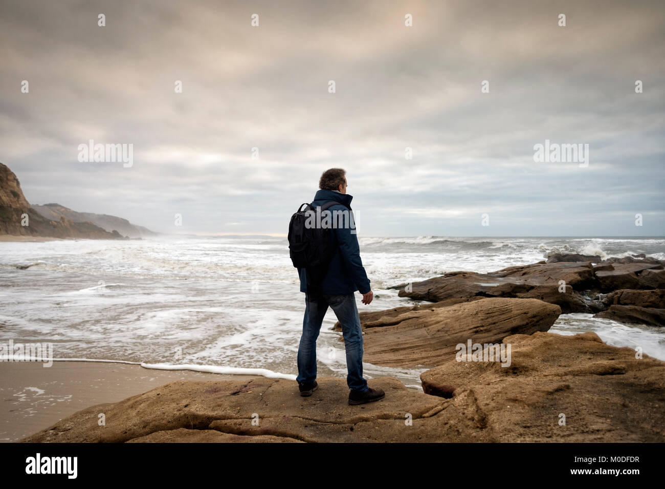 Man waves hi-res stock photography and images - Alamy