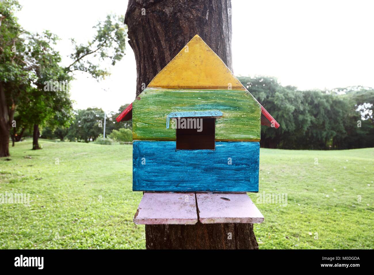 Colorful bird house hi-res stock photography and images - Alamy