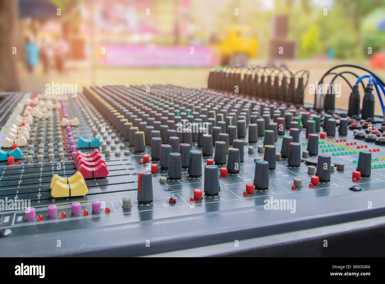 Light mixing console hi-res stock photography and images - Alamy