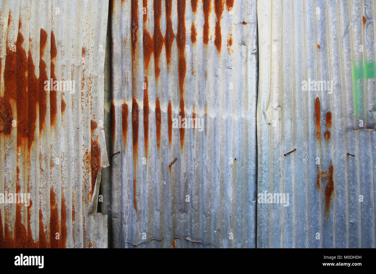 old rusty galvanized zinc. texture background Stock Photo - Alamy