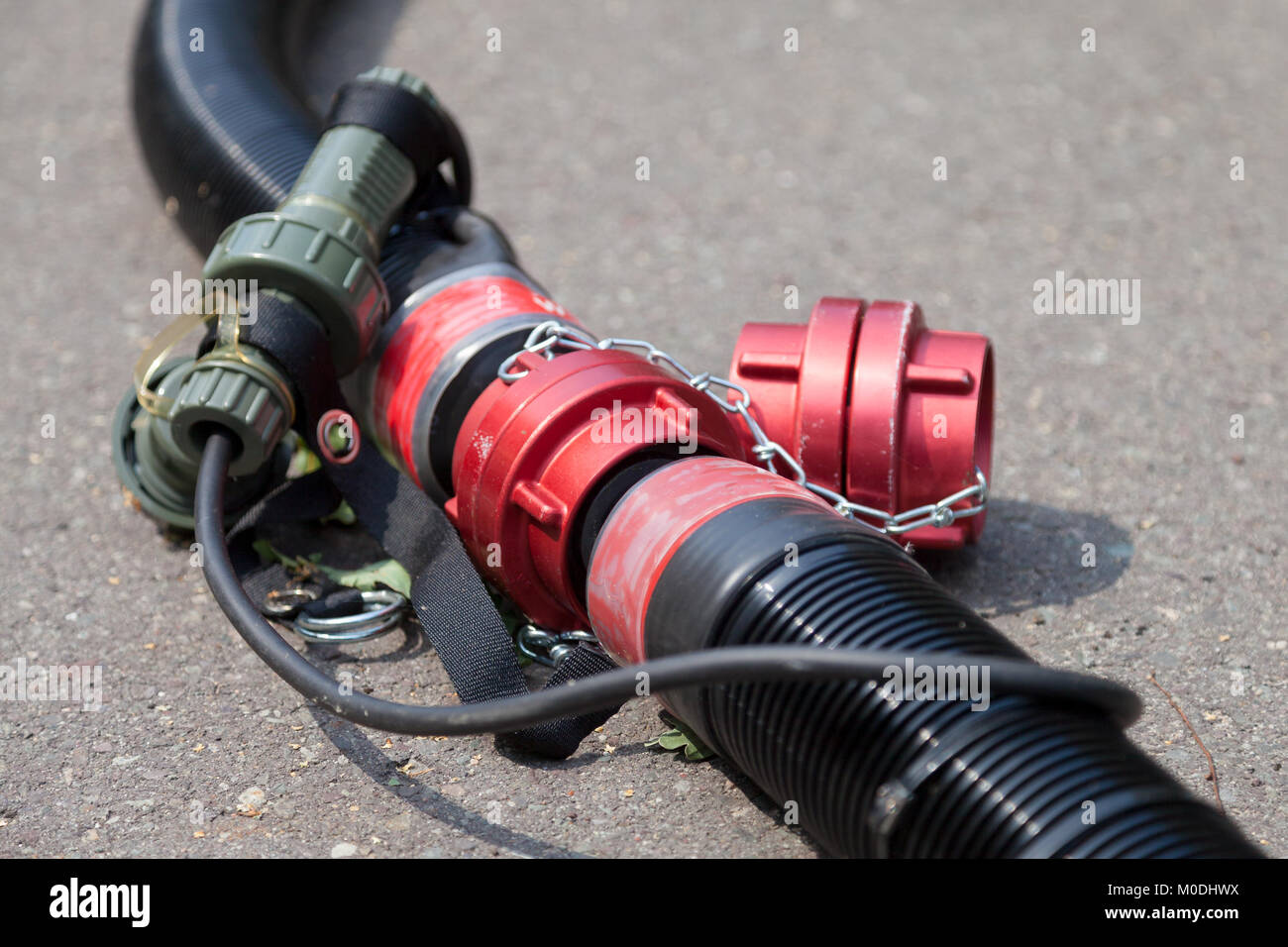 Hoses water on background hi-res stock photography and images - Alamy