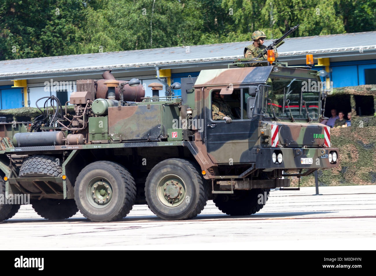 BURG / GERMANY - JUNE 25, 2016: german SLT 50 Elefant heavy duty ...